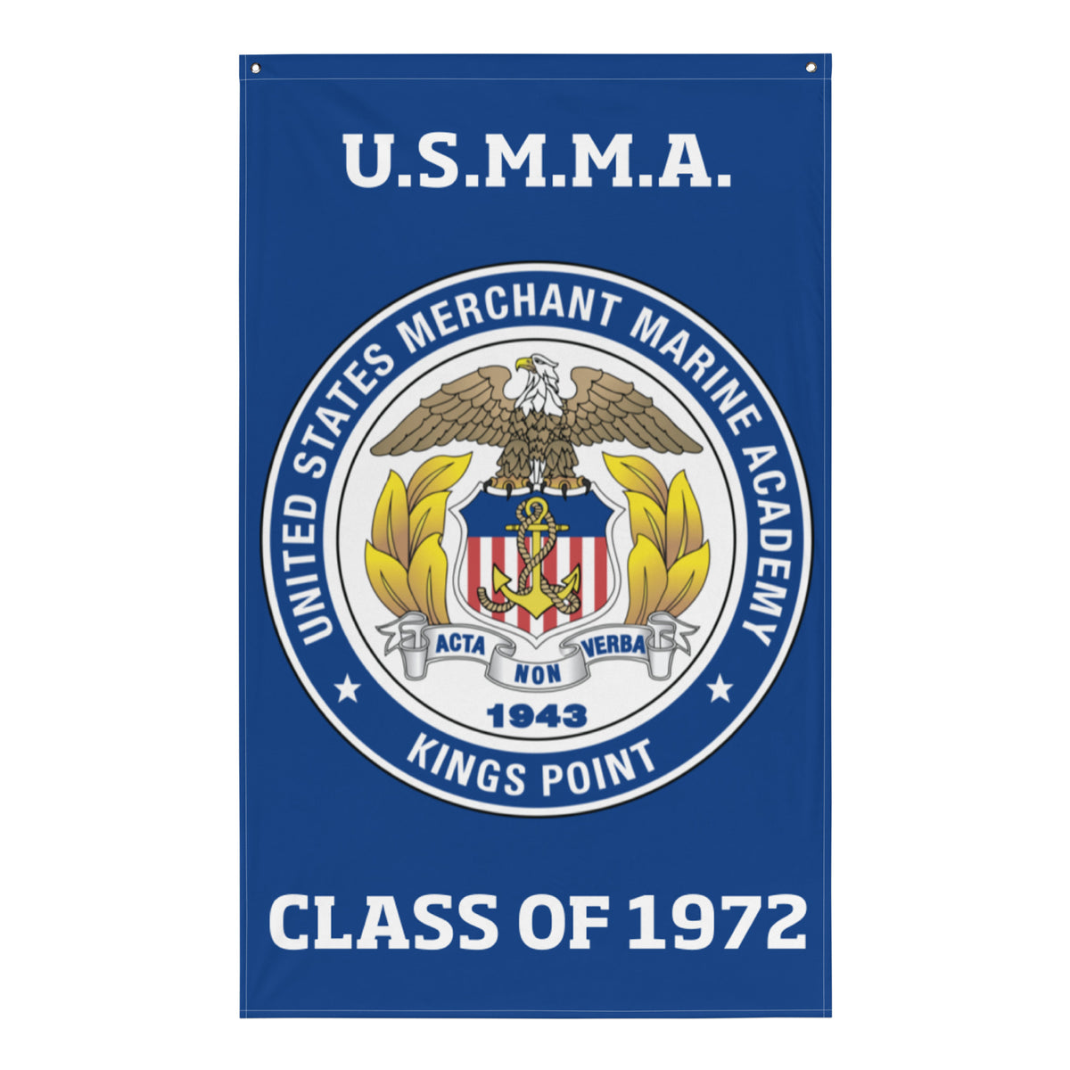 USMMA Class of '72 Wall Flag (single-sided print) – Pig and Rooster ...