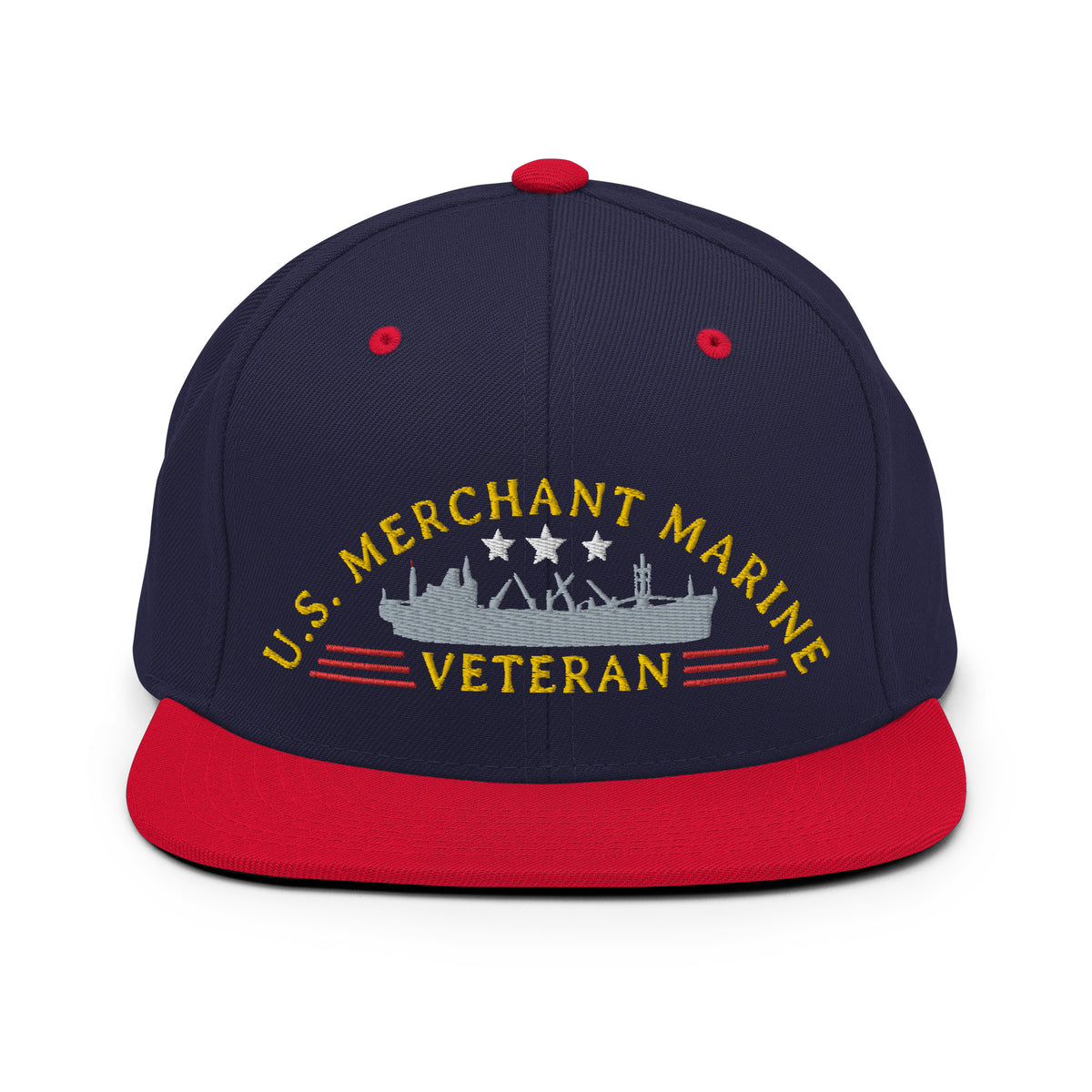 Merchant Marine Veteran Snapback Hat – Pig and Rooster Ship Supply